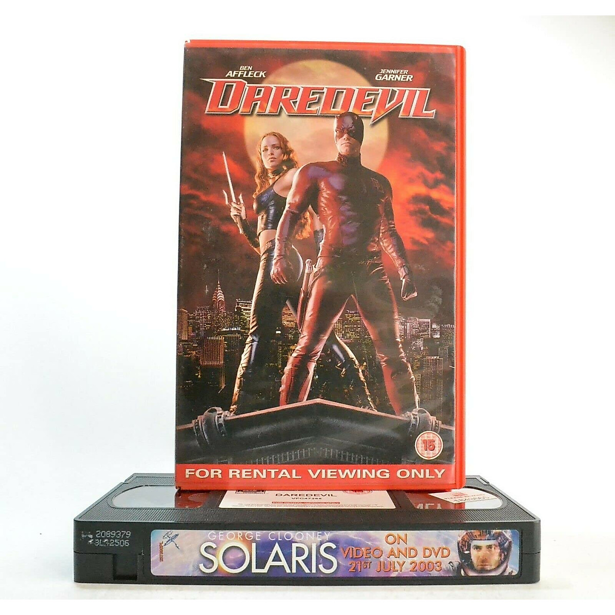 Daredevil: B.Affleck/J.Garner - Action (2003) - Large Box - Ex-Rental - Pal VHS