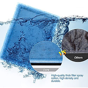 MEWTOGO 10-20 Gallon Aquarium Filter Replacement for EZ-Change #2, Aquarium Filter Cartridge Fit for AquaTech 10 to 20 Power Filters for Fish Tank(6 Pcs)