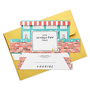 Hallmark Paper Wonder Friends Pop Up Card (Central Perk Couch) for Birthdays, Graduations, Celebrations