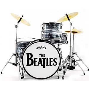 The Beatles Fab Four Miniature Guitar and Drums Set of 4 with Amp by BT MGU