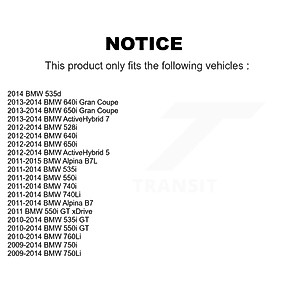 Front Wheel Bearing And Hub Assembly Pair For BMW 535i 528i 750Li 550i 650i 750i 740Li 740i 640i 535d GT Alpina B7 Gran Coupe ActiveHybrid 5 xDrive 760Li B7L 7 K70-101476