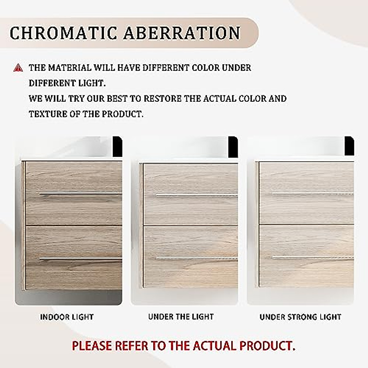 QuixotYDDZ 30" Wall-Mounted Bathroom Vanity Cabinet with Gel Sink Top, Single Sink Floating Bathroom Vanity with Two Drawers, Bathroom Storage Cabinet for Small Space, White Oak