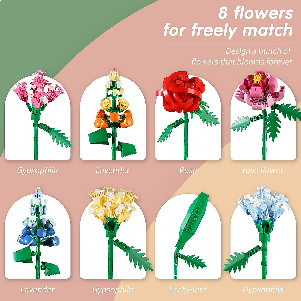 AOKESI Christmas Building Kit for Adults, Building Collection Toys for Kids&Girls, Birthday Anniversary Valentines Gift for Girlfriend Women and Mother (952 PCS)