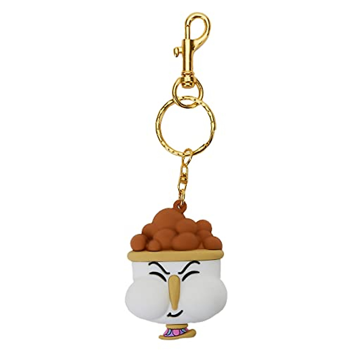 Loungefly Disney Beauty and the Beast Chip Bubbles 3D Keychain