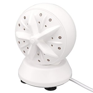 Dpofirs 5V USB Mini Washing Machine, Portable Lightweight Home Washer with Dual Turbine Ultrasonic Deep for Sinks Dorms Travel, Small Dishwashing for Hand Washing, Laundry