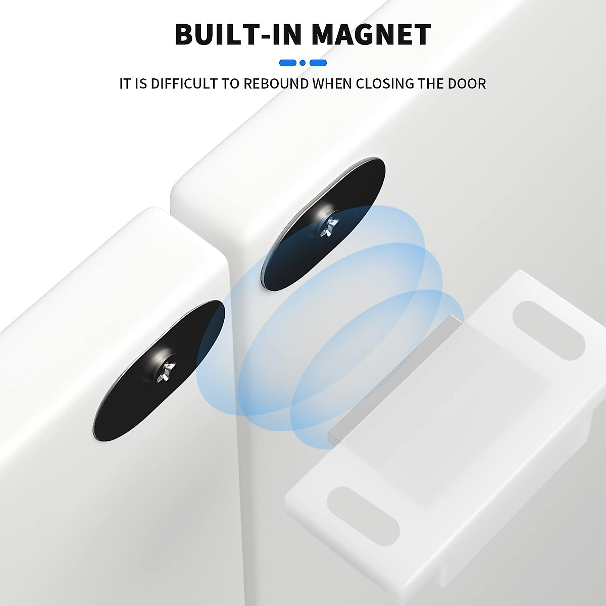 Qimu Bathroom Wall Cabinet White Bathroom Wall Mount Storage Cabinet, Medicine Cabinet with 2 Doors, Wood Hanging Cabinet, Floor Standing Storage Cupboard with Adjustable Shelf, W23.6''x D6 xH20''