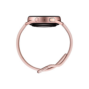 SAMSUNG Galaxy Watch Active2 - IP68 Water Resistant, Aluminum Bezel, GPS, Heart Rate, Fitness Bluetooth Smartwatch - International Version (R830-40mm, Pink Gold)