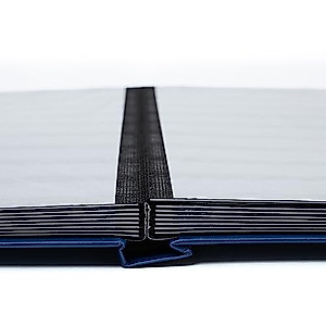 Leuchtturm 337308 Folder DIN A4 32 Black Pages with Non-Padded Cover, Blue