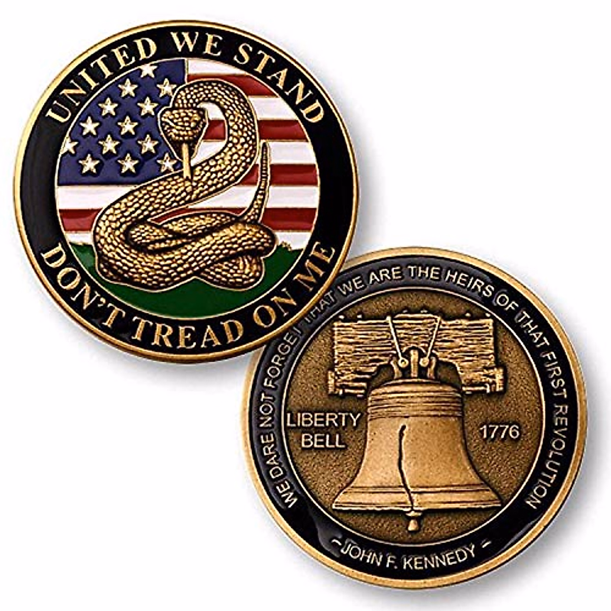 Northwest Territorial Mint Don't Tread on Me - Liberty Bell Challenge Coin…