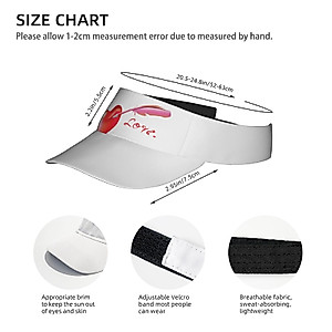 EastSail Custom Visor Hat for Men Women Personalized Sun Hat Customized Gift Adjustable Beach Sport Baseball Golf Tennis Hat Black