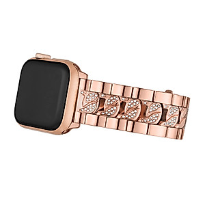 Michael Kors Women's 38/40mm Rose Gold Stainless Steel Band for Apple Watch®, MKS8020