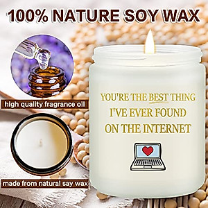 Volufia Valentines Gifts for Her - Gift for Women - Boyfriend Gifts from Girlfriend - Romantic Thanksgiving Christmas Birthday Gifts for Men Husband Friends Wife - Lavender Scented Candles