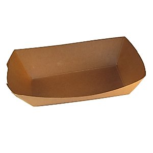 Specialty Quality Packaging 7153 Food Tray, 300, Kraft Plain (Pack of 500)