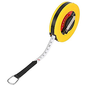 Fiberglass Site Measurement Tape Measure Compact Soft Rulers Measuring Tool for Construction Survey(30m)