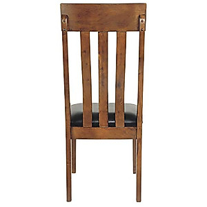 Signature Design by Ashley Ralene Rake Back Dining Room Chair 2 Count, Medium Brown