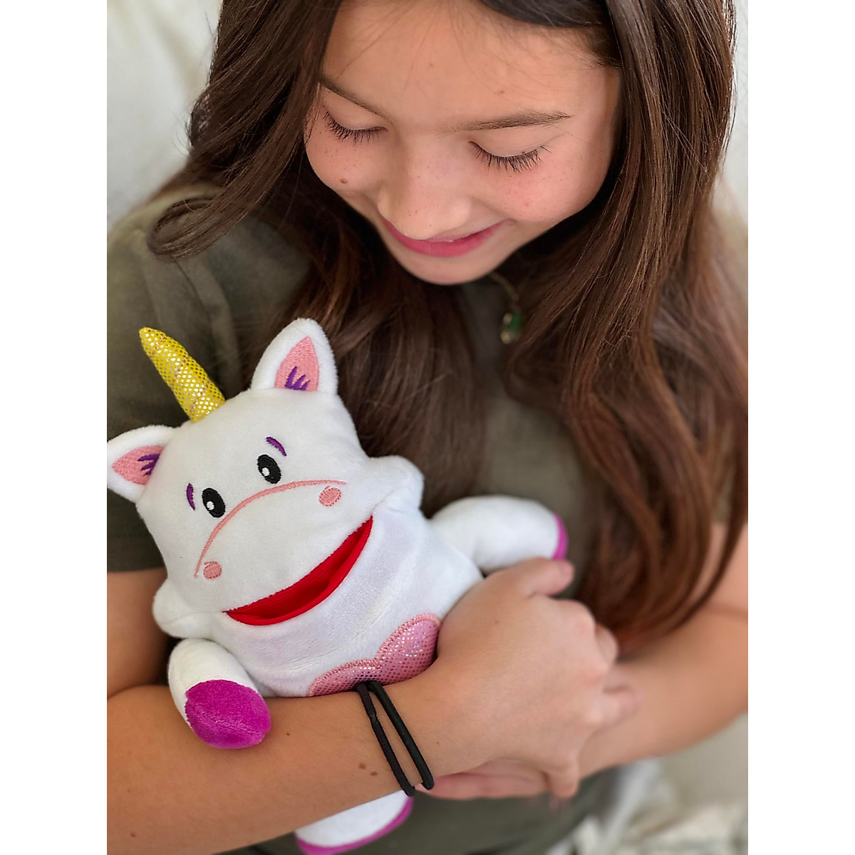The Tooth Brigade Book and Tooth Fairy Pillow Bundle, Interactive Set Includes 8" Plush Toy with Lost Tooth Pocket and The Tooth Fairy's Best Day Ever! Hardcover Book (Sprinkles Unicorn Bundle)