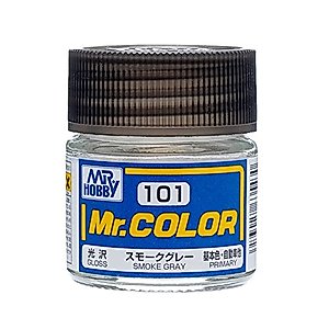 C101 Gloss Smoke Gray 10ml, GSI Mr. Color, 10 ml