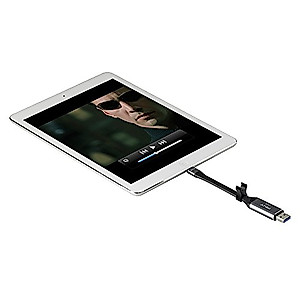 PNY 32GB DUO LINK iOS USB 3.0 OTG Flash Drive for iPhone & iPad and Computers - External Mobile Storage for photos, videos, and more