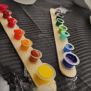 Yuelong 1000pcs Tattoo Ink Caps Cups 13MM Medium Disposable Pigment Cups Caps Plastic Microblading Ink Cups for Tattoo Ink Supplies