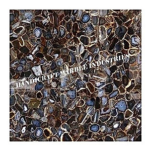 Black Agate Table Top, Wild Agate Stone Square Table Top,Handcrafted Beautiful Home Decor Furniture Kitchen Decor Gift, Center Table Top, Coffee Table Top, Piece Of Conversation