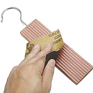 kilocircle [Newly Upgraded:Hook Assembled] Cedar Hang ups for Closet 20pcs with Cedar Fragrance-Standard Size 6.5’’x1.9'’X0.5''