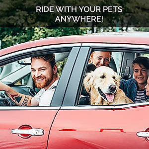 Dog Seat Belt Pet Dog Cat Car Seatbelt Safety Tether - 2 Pack - Adjustable Harness Belts Pet Leash - Heavy Duty Nylon Seatbelts - Universal Fit Cars Truck SUV