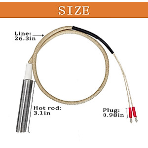ZHOUWHJJ Replacement Igniter for 110V Green Mountain Daniel Boone and Jim Bowie Pellet Grill
