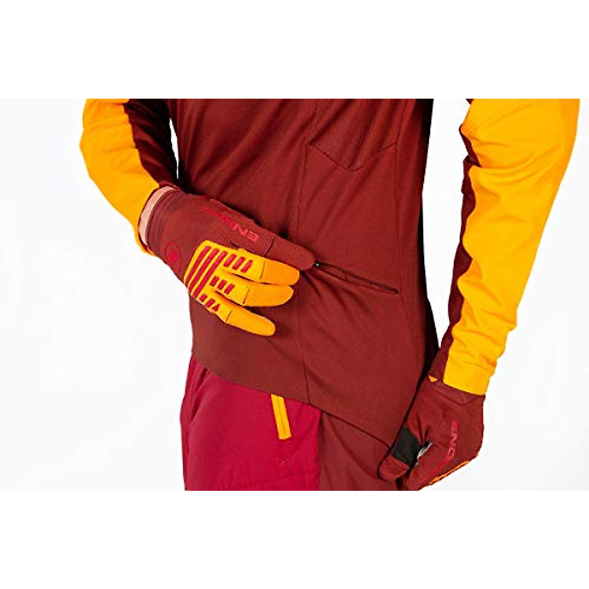 Endura Men's MT500 Burner Long Sleeve MTB Cycling Jersey II Electric Blue, Medium