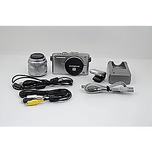 Olympus PEN E-PL3 14-42mm 12.3 MP Mirrorless Digital Camera with CMOS Sensor and 3x Optical Zoom (Silver) (Old Model)