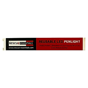Rescue Essentials Reusable LED Penlight, Blue