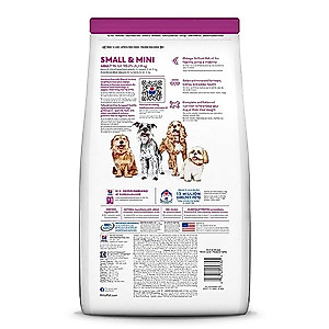 Hill's Science Diet Dry Dog Food, Adult 11+ for Senior Dogs, Small Paws, Chicken Meal, Barley & Brown Rice Recipe, 4.5 lb. Bag