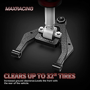 Maxracing 2.5" Front Leveling Kit Compatible with 2007-2025 Chevy Silverado Avalanche Suburban 1500 Tahoe Sierra Yukon XL1500 4WD/2WD