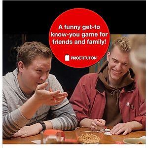 Pricetitution Card Game (from Shark Tank!) - Game Nights, Dinner Parties, Funny Conversations...Play in-Person or Over Video Online! | 3+ Players | Adults 16+ | How Much Money Would it take You to_?!