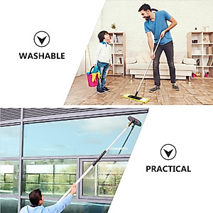 2pcs Broom Sweeping Cloth Multi Functional Household Cleaning Tool Broom Replacement Wet Dry Dust Collector Pads Refill Duster Refill