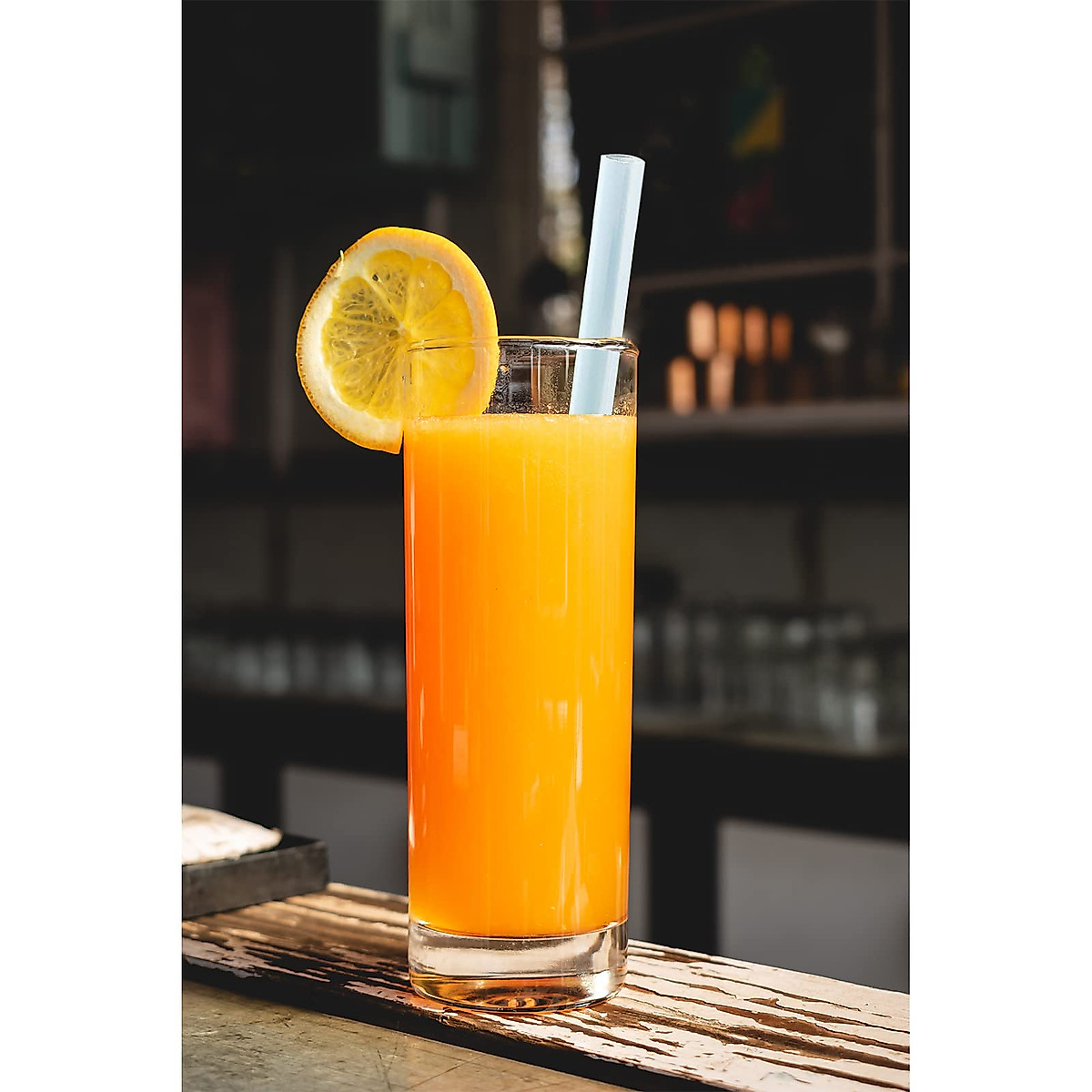 200 Clear Boba Plastic Drinking Straws, Disposable Jumbo Smoothie Straw for Bubble Tea,Extra Large and Wide,0.43" Wide x 8" Long,BPA Free Perfect Match for Milkshake or Slushies,Food Grade