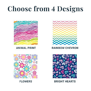 Let's Make Memories Pink Backpack Collection - Personalized Back to School Supplies - Book Bag with Lunchbox - Flowers