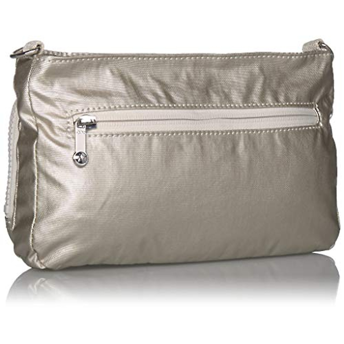 Kipling Women's Myrte Crossbody Handbag, Convertible Metallic Purse, Nylon Clutch and Waist Bag