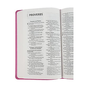 Personalized Custom Text Your Name NIV Value Thinline Bible Comfort Print Leathersoft Orchid New International Version Bible Custom Made Gift for Baptism Christenings Birthdays Celebrations