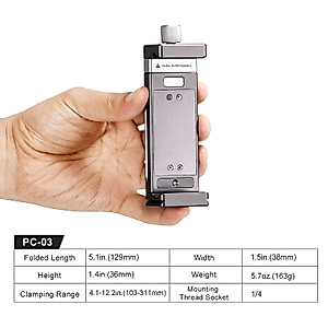 SUNWAYFOTO PC-03 Tablet Laptop Mount Smart Phone Bracket Tripod Bracket Accessories for Ipad Pro Holder Arca Swiss Stand Universal