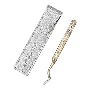 Ms.Queen Lash Tweezers for Eyelash Extension-Professional Lashing Tweezers for Mega Volume Mink Eyelashes Extensions Applying