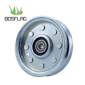 BOSFLAG 756-0627d Pulley Replaces MTD 756-0627d Idler Pulley, MTD 756-0627b Idler Pulley, 756-0365, 956-0365, 756 0627b, 7560627d, 7560627b for Cub Cadet LT1045, LT1018, LT1046, LT1500, I1046 Tractors