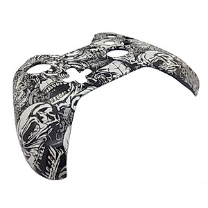 E-MODS GAMING® WHITE ZOMBIE Pattern Hydro Dipped Front Shell Cover Mod for Xbox One Controller