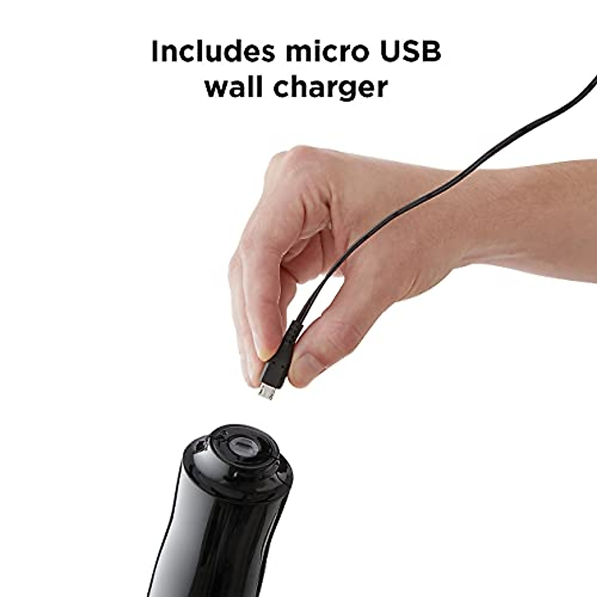 Rabbit Automatic Electric Corkscrew Wine Bottle Opener, One Size, Shiny Black