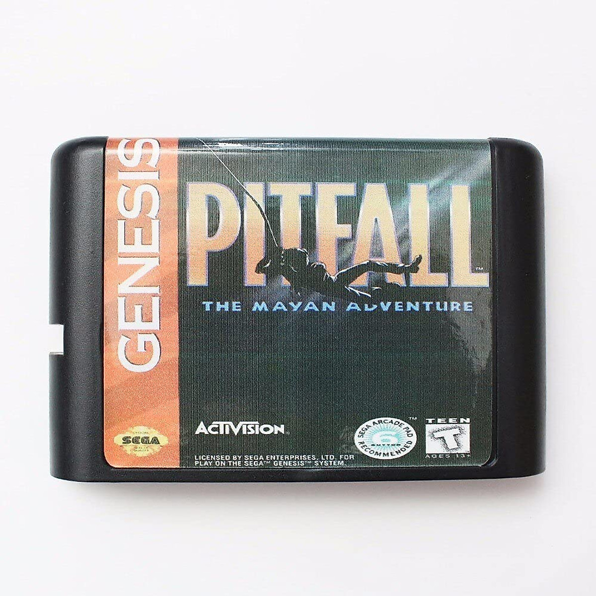 Kruti Pitfall The Mayan Adventure 16 bit MD Game Card For Sega Mega Drive For Genesis