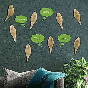DesignSter Wood Grain Bird Coat Hooks - Premium Resin Creative Wall Mounted Birds Decorative Art Decor Hat Towel Bag Hanger Gift for Home,Living Room, Bedroom, Shop, Set of 5