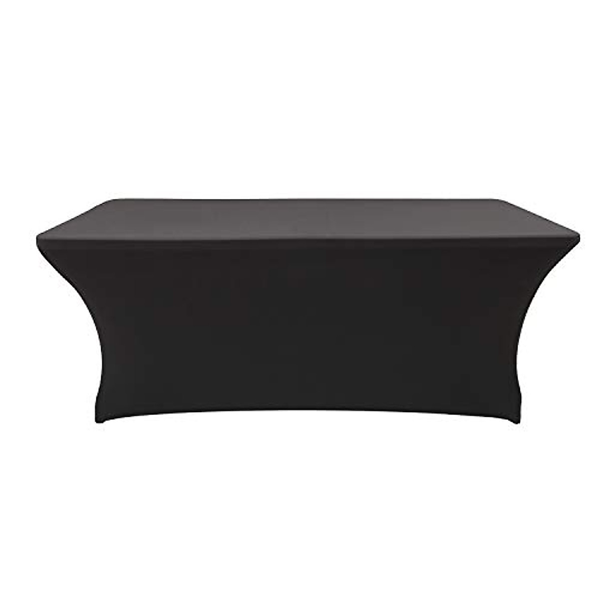 LZY Spandex Fitted Stretch Table Cover for 6 ft or 4ft or 8ft Folding Table, Rectangular Cocktail Tablecloth, Perfect for Party or Banquet