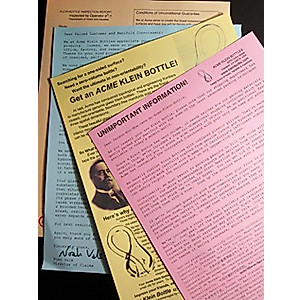 Handmade Glass Klein Bottle