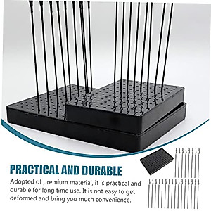 COHEALI 4 Sets color clip base plastic stand spray paint for plastic air spray model painting clips alligator clamp stand airbrush paint spraying stand iron Coloring Clip Holder large