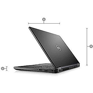 Dell Latitude 14 5000 5480 Business Laptop: 14in HD (1366x768), Intel Core i7-6600U, 500GB HDD, 8GB DDR4, NVIDIA 930MX 2GB GDDR5 vRAM, WiFi + Bluetooth, Windows 10 Professional (Renewed)