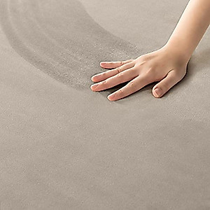 ZINUS Taylor Velvet Upholstered Platform Bed Frame with Split Headboard / Velvet Bed Frame / No Box Spring Needed / Easy Assembly, Latte, Queen